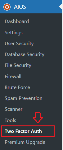 AIOS Two Factor Auth Settings | Mbrsolution